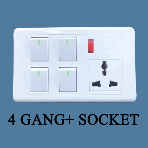 4 GANG+ SOCKET